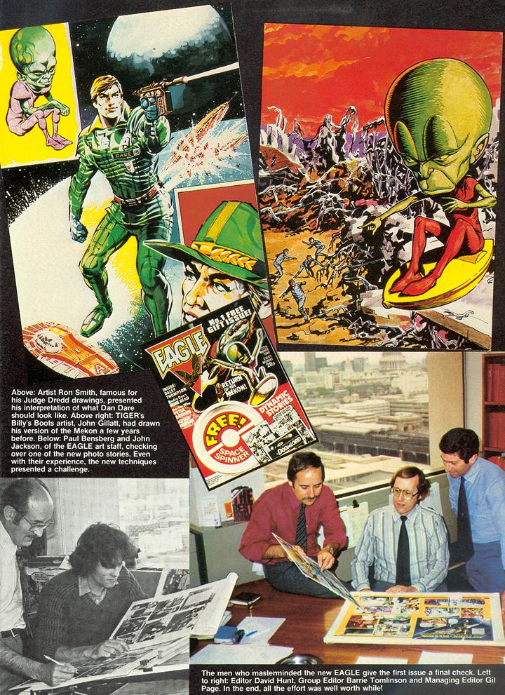 DanDare.org.uk - Creating the 1982 new Eagle